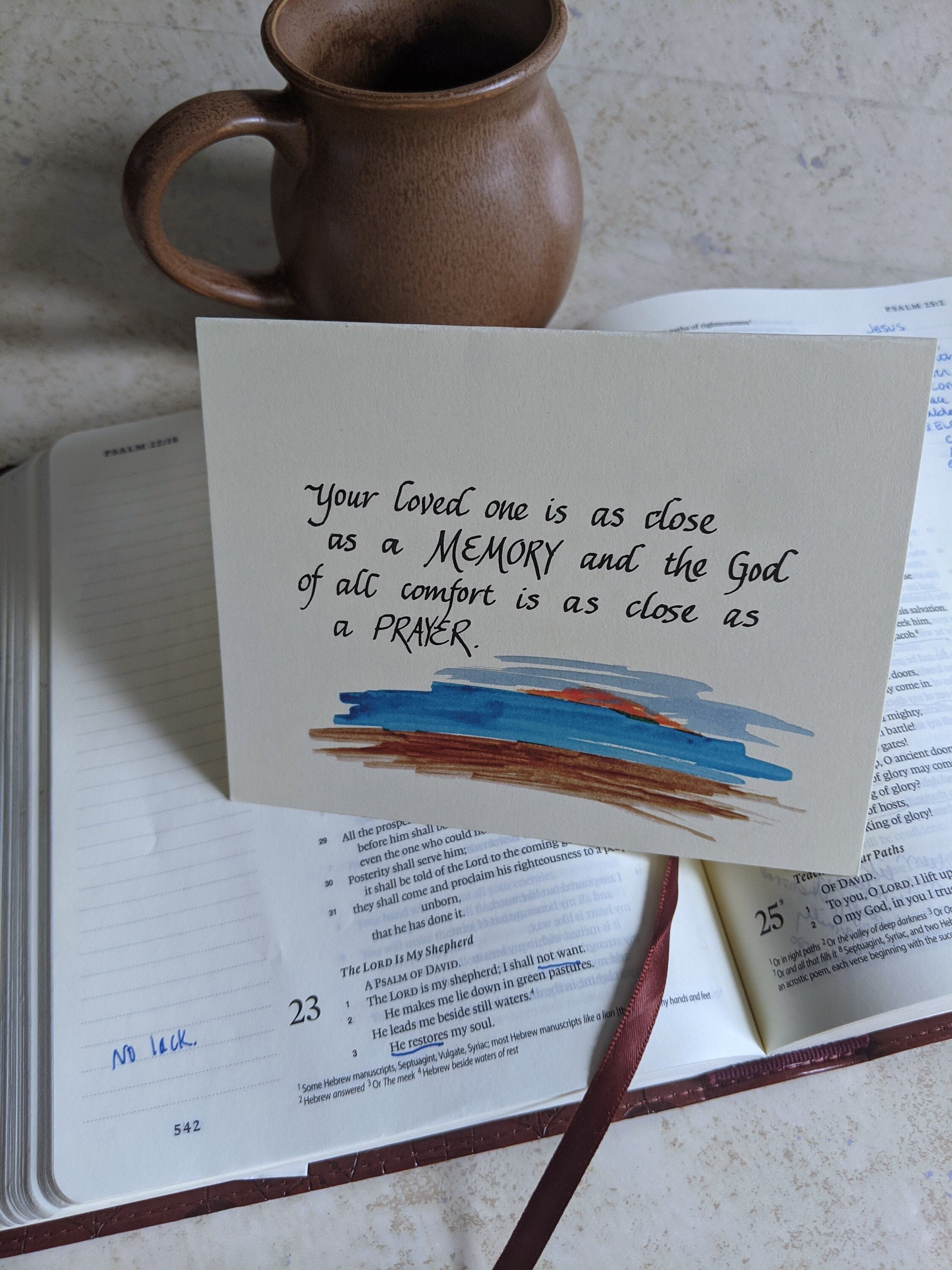Sympathy Card, Thinking of You, Difficult Time, Care and Comfort ...