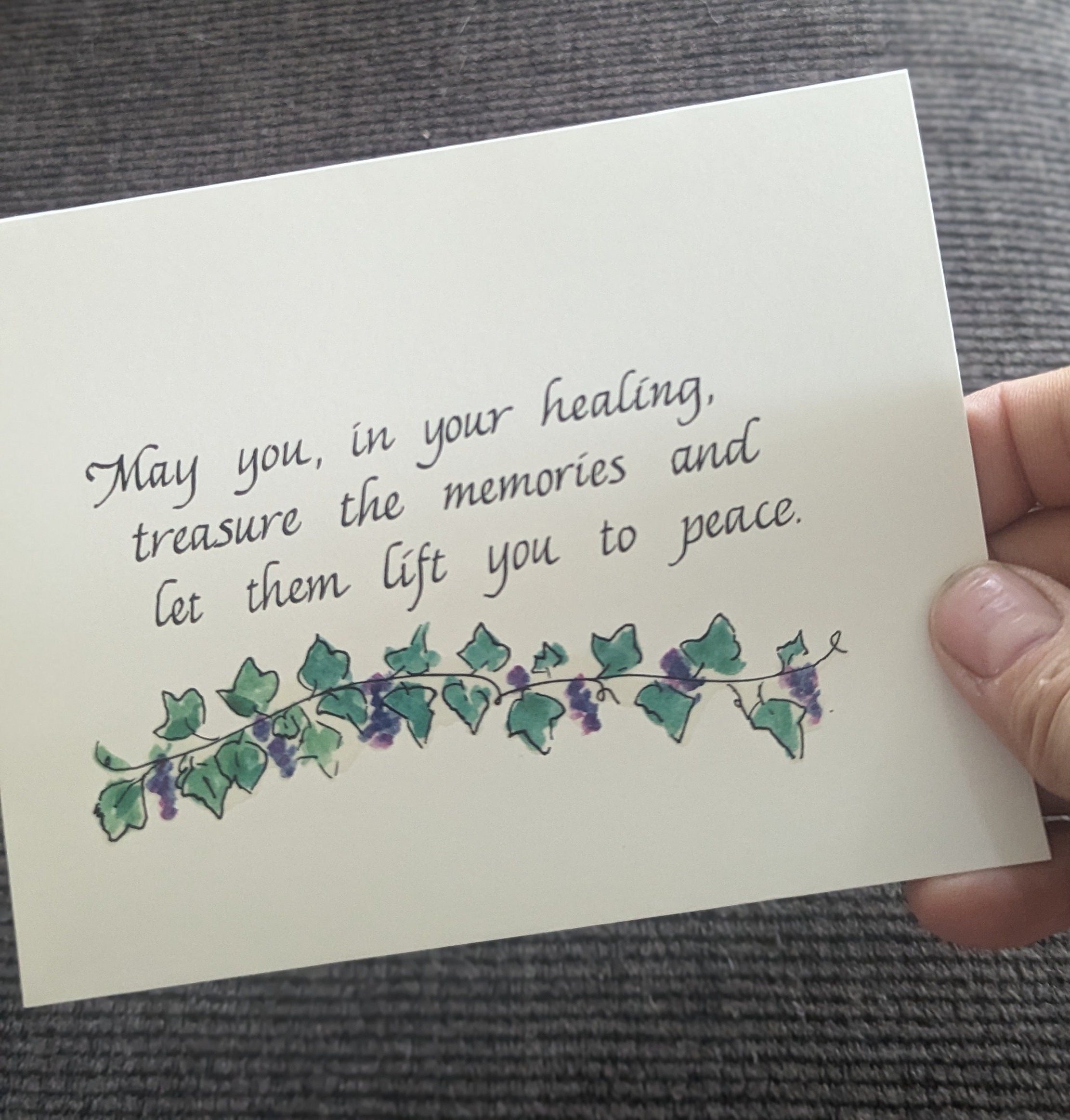 Christian Sympathy Card, Care Card, Care and Comfort, Comfort Card ...