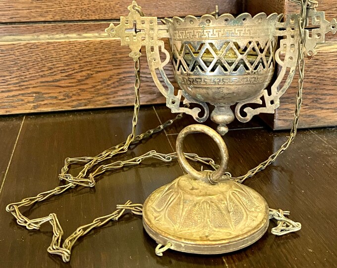 Antique Burner Censer Fraget Warszawie Polish Copper Church Hanging ...