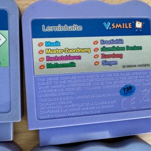Vtech V.smile Game Lot – 8 Original Cartridges Disney Pixar Learning ...