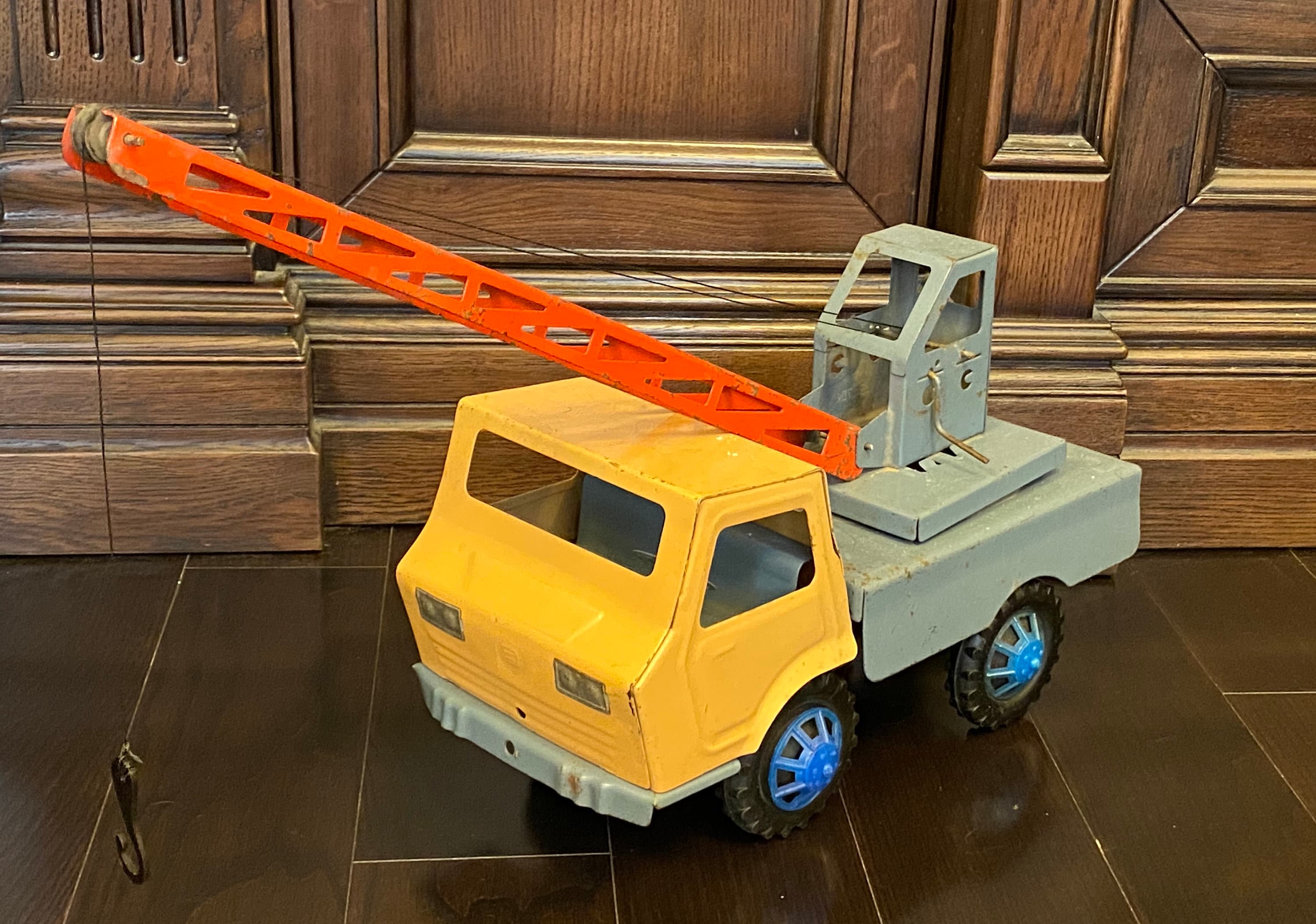 Antique Overhead Crane Toy