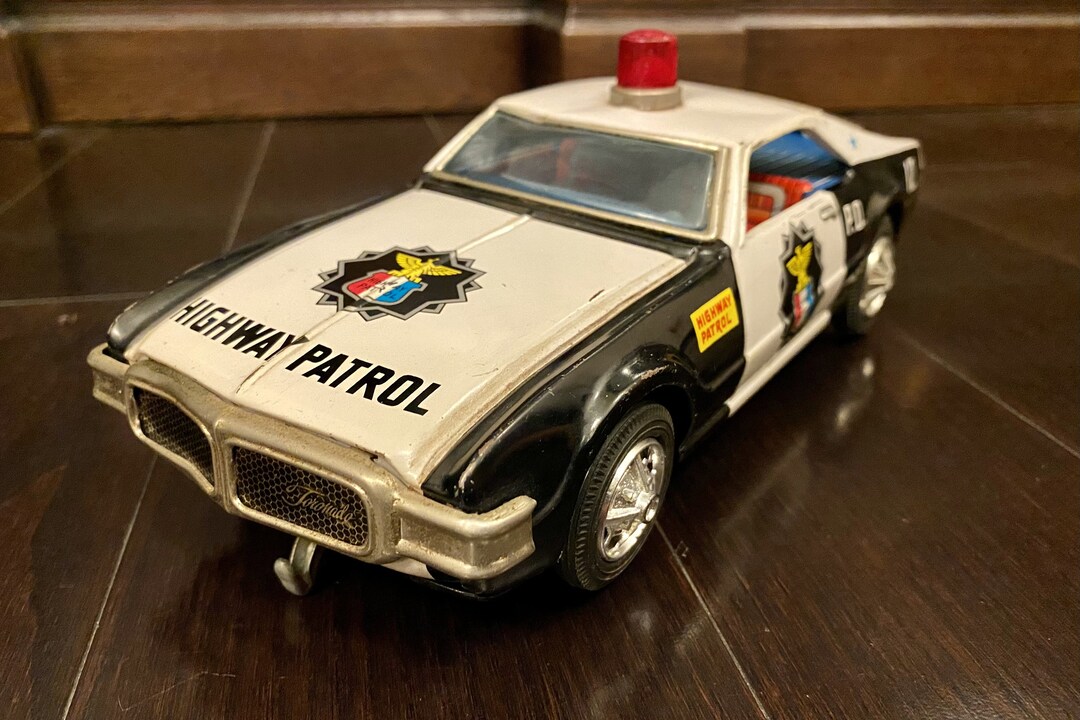 Vintage Taiyo Japan Toronado Oldsmobile Highway Patrol Tin Toy Car - Etsy