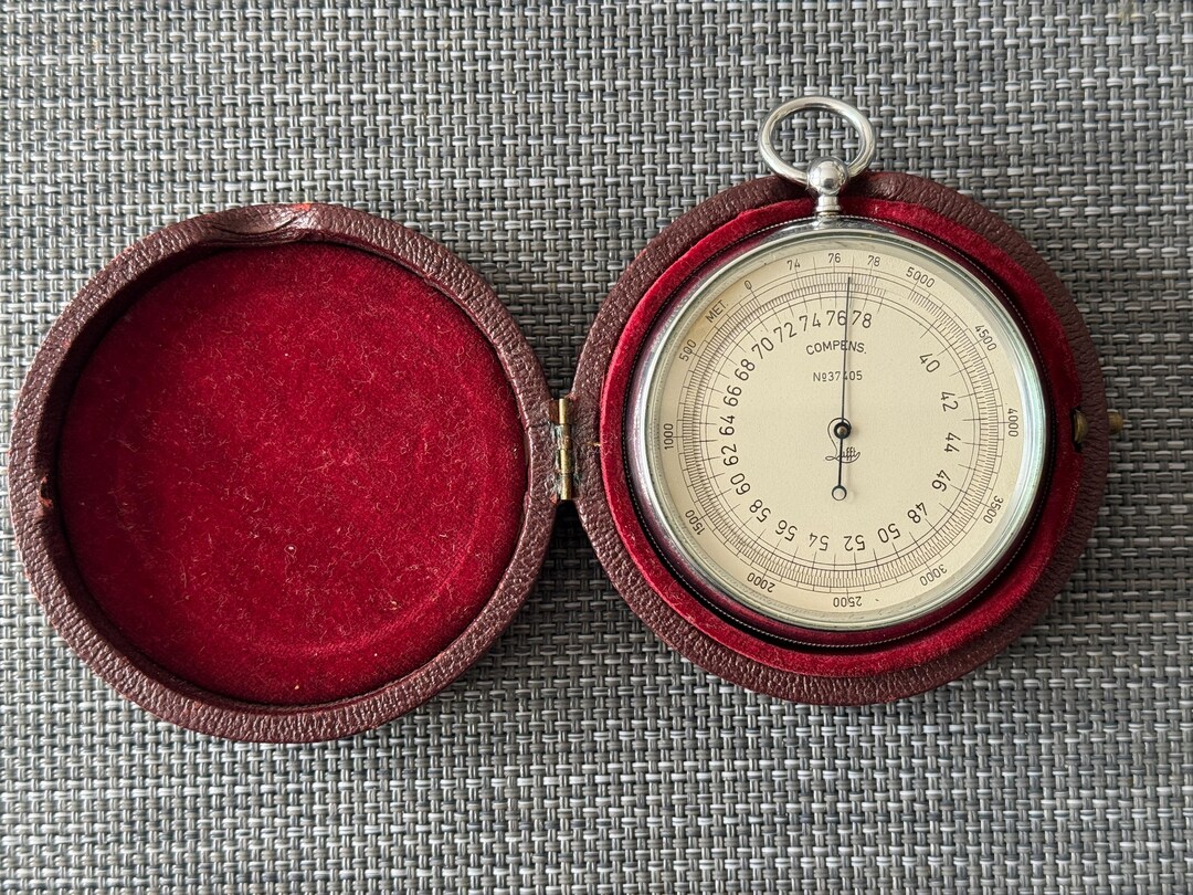 Antique Lufft Altimeter | Barometer 37405 Germany - Etsy