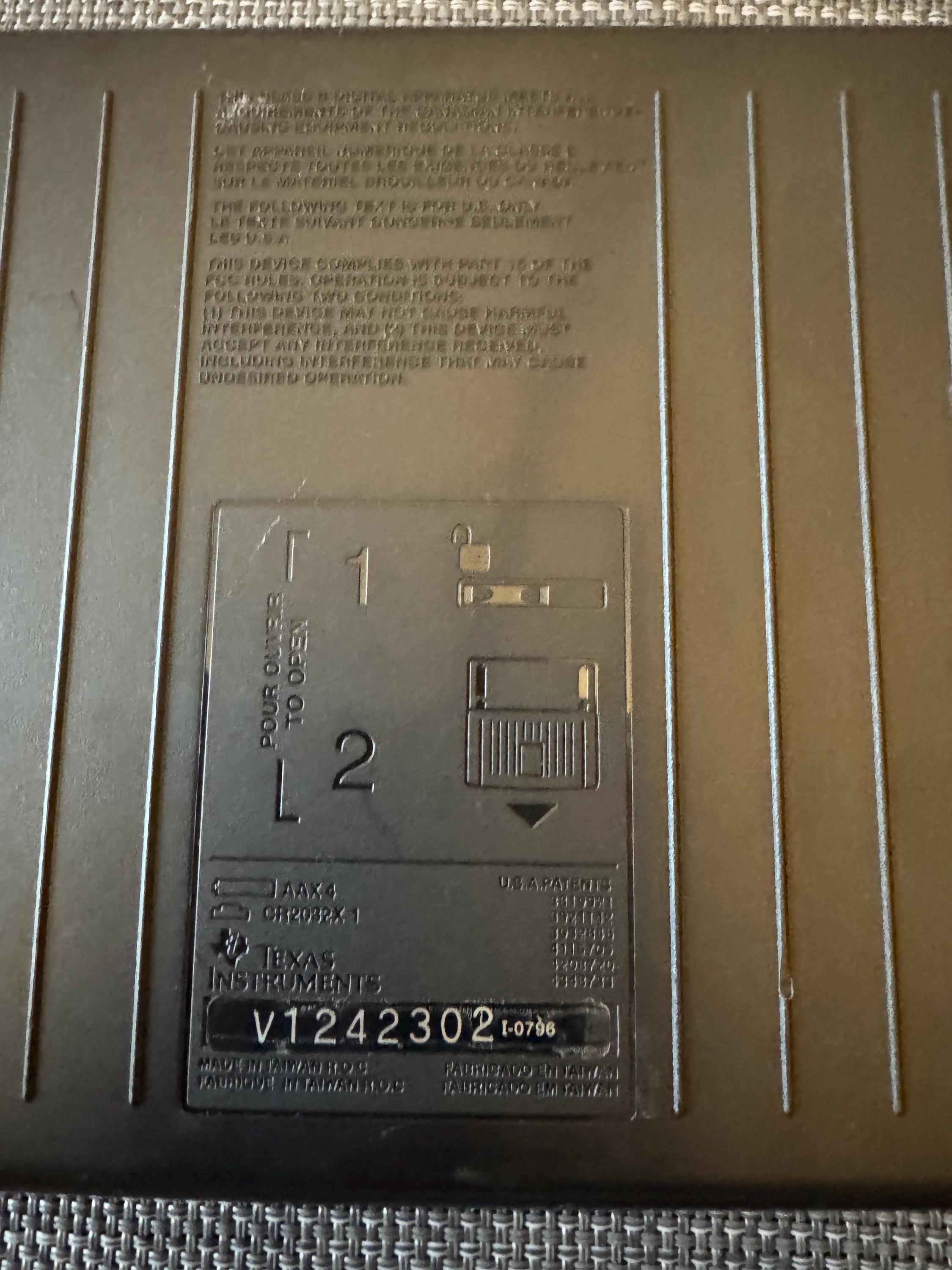 Vintage Texas Instruments TI-92 Graphing Calculator - Fully Functional ...
