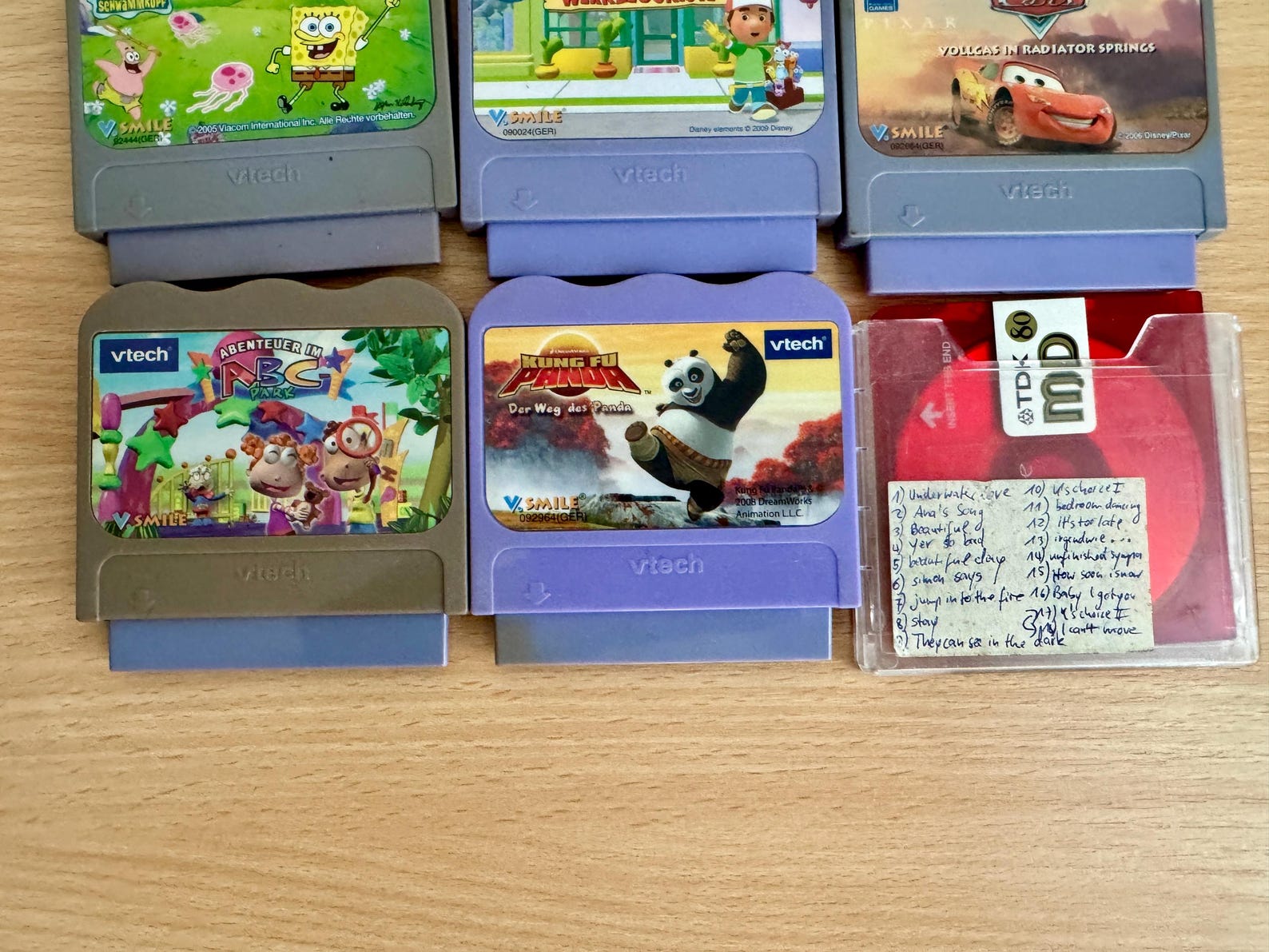 Vtech V.smile Game Lot – 8 Original Cartridges Disney Pixar Learning ...