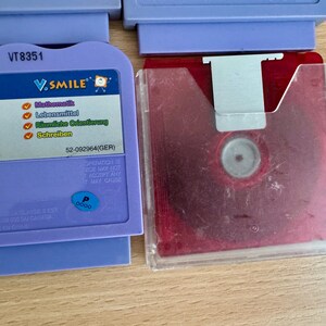 Vtech V.smile Game Lot – 8 Original Cartridges Disney Pixar Learning ...