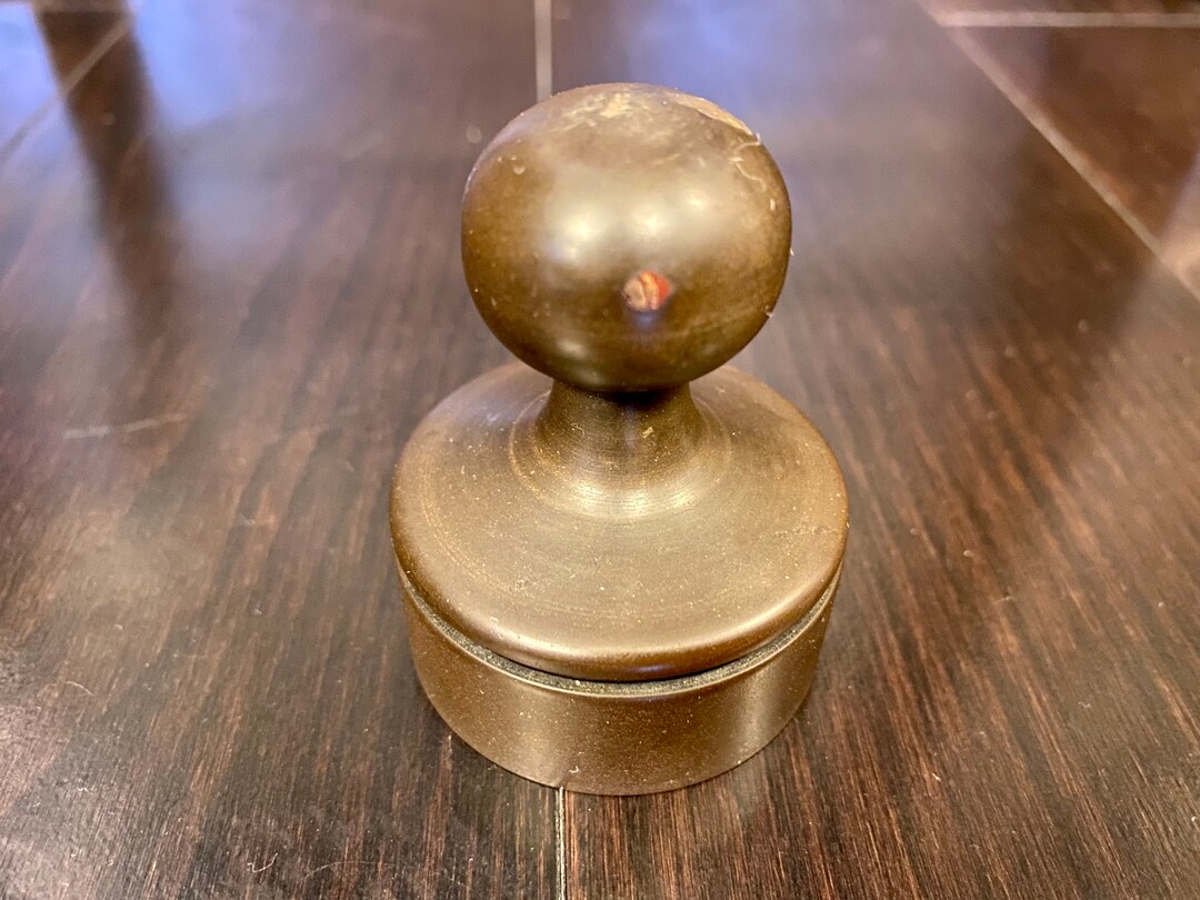 Vintage Bakelite Seal Rare Round Carbolite Stamp Stamp Seal - Etsy