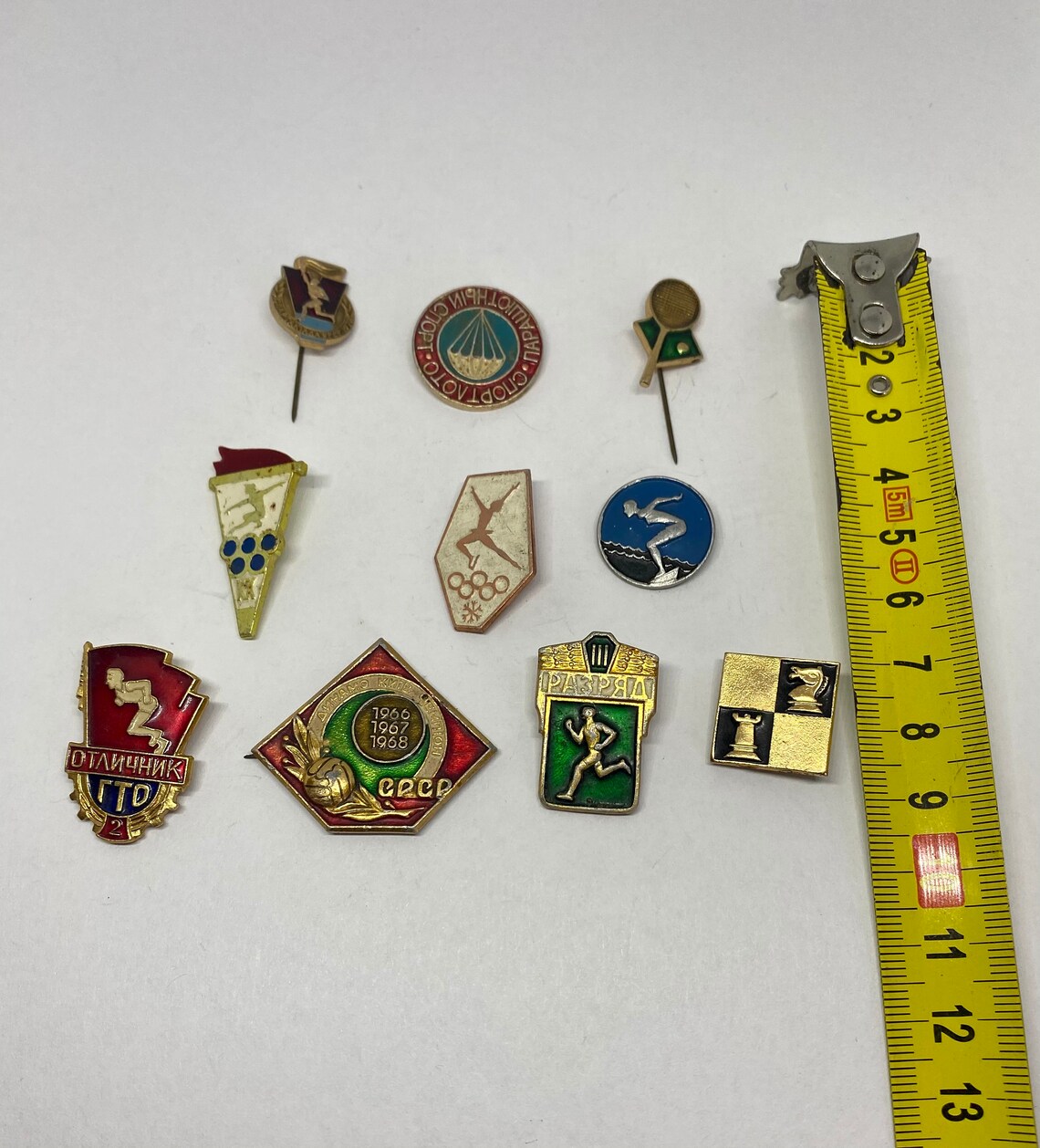 Vintage Soviet Pins Memorable Badges USSR Badges Vintage Sport - Etsy