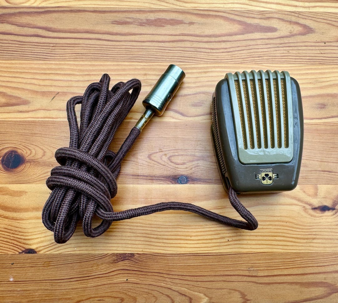 Vintage Grundig Microphone 1950s Made in W.germany - Etsy