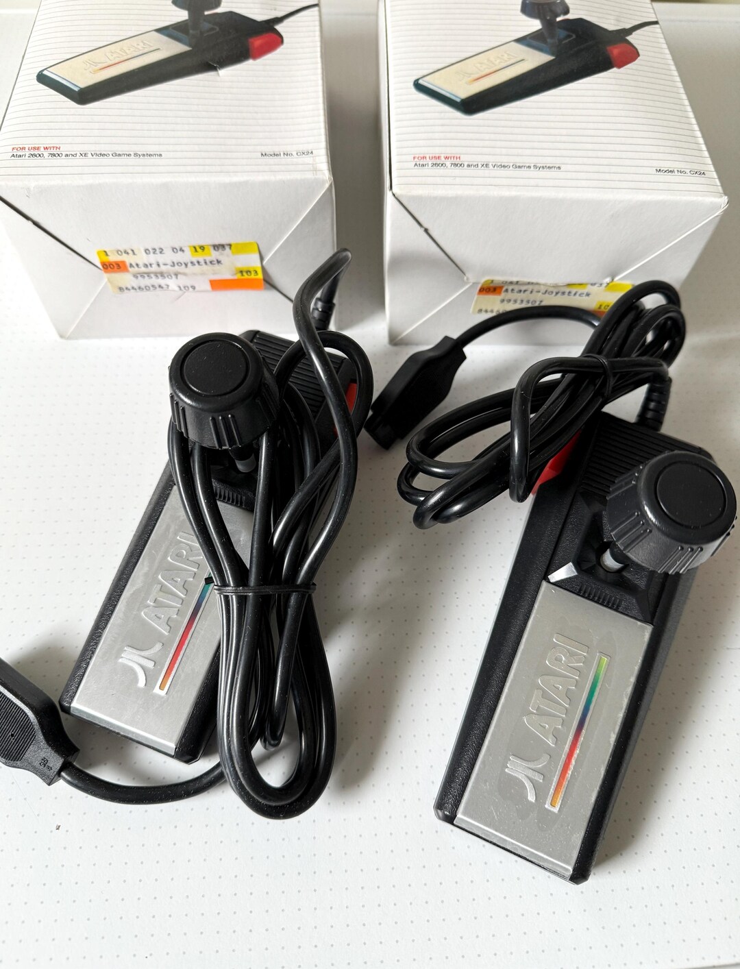 Atari 7800 Joystick Controller Pro Line CX-24 Atari 2600 7800 XE Video Game 2pc Lot-1 - Etsy