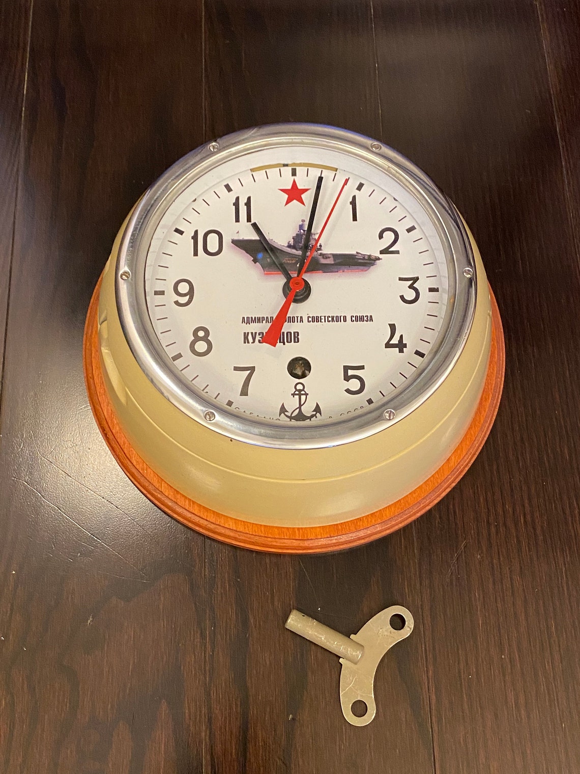 Submarine Wall Clock Vintage USSR Navy AntiMagnetic Ship Clock | Etsy