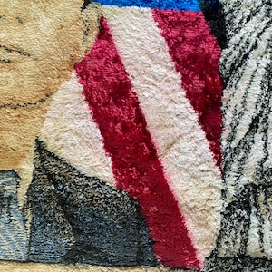 Vintage Kennedy Brothers Wall Hanging Tapestry Rug JFK & RFK President ...