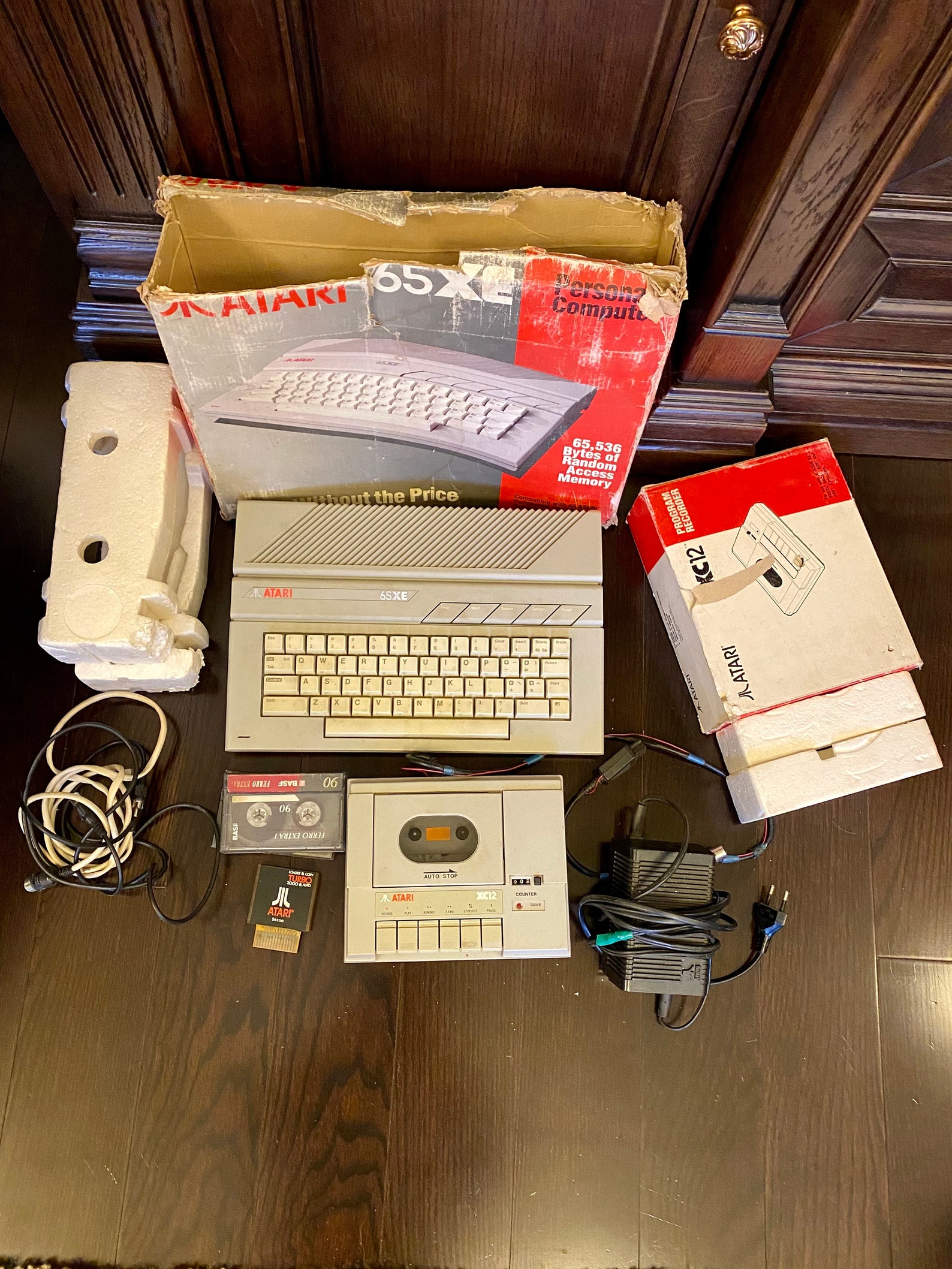 Vintage ATARI 65XE Home Computer Atari XC12 Boxed & | Etsy