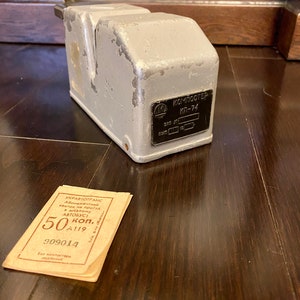 Vintage Soviet Ticket Hole Punch USSR Trolley Bus Ticket - Etsy