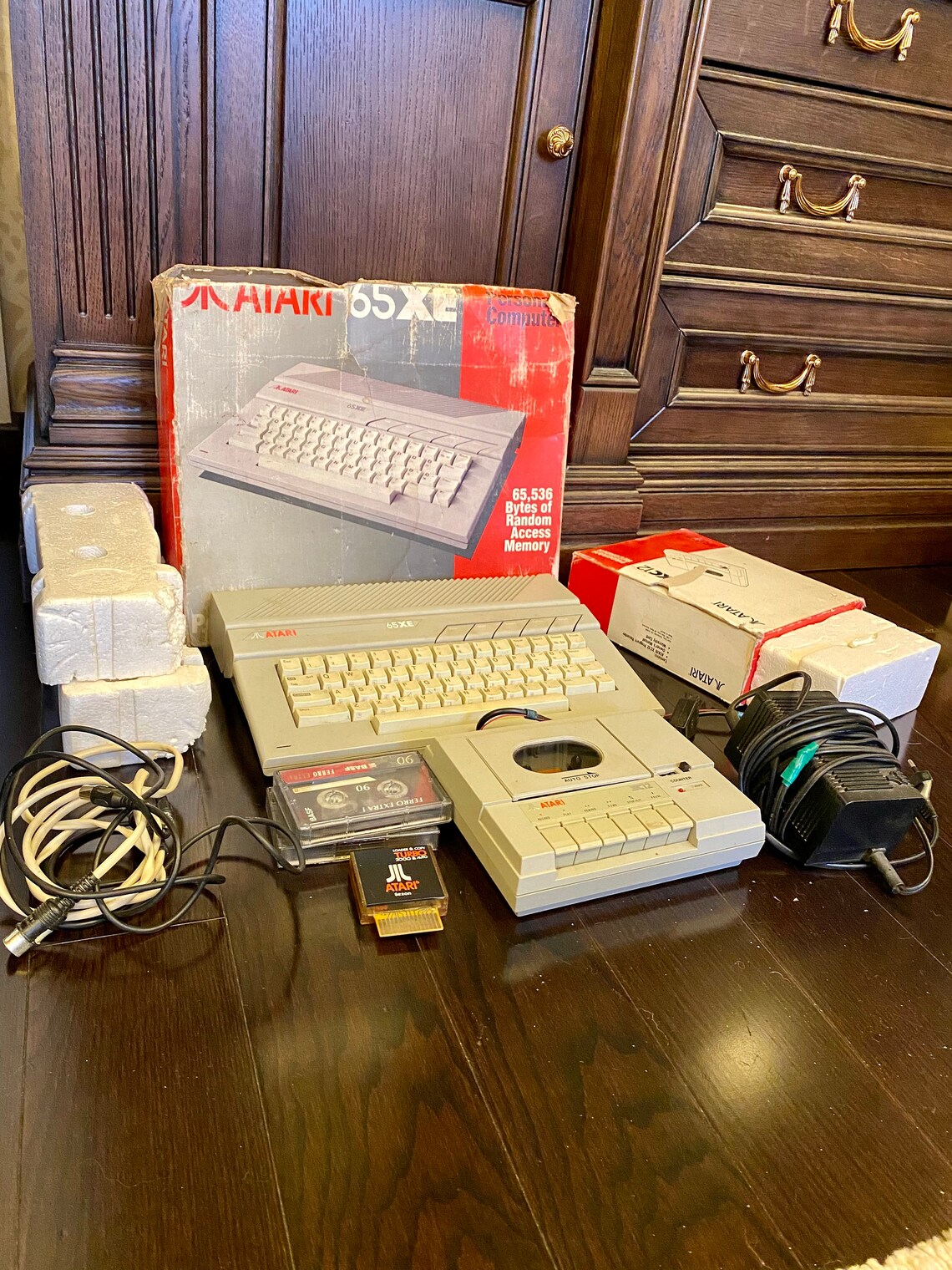 Vintage ATARI 65XE Home Computer Atari XC12 Boxed & | Etsy