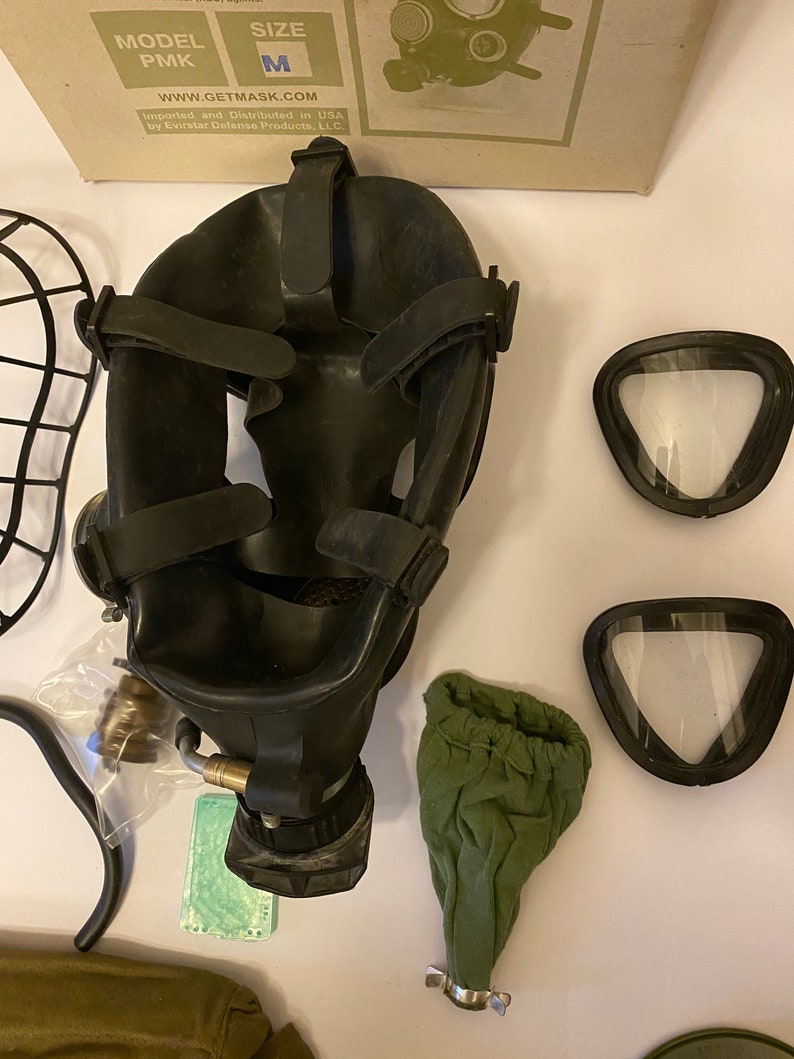 Gas Mask PMK USSR Made for Export to US New in Box 1987 Soviet - Etsy