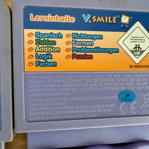 Vtech V.smile Game Lot – 8 Original Cartridges Disney Pixar Learning ...