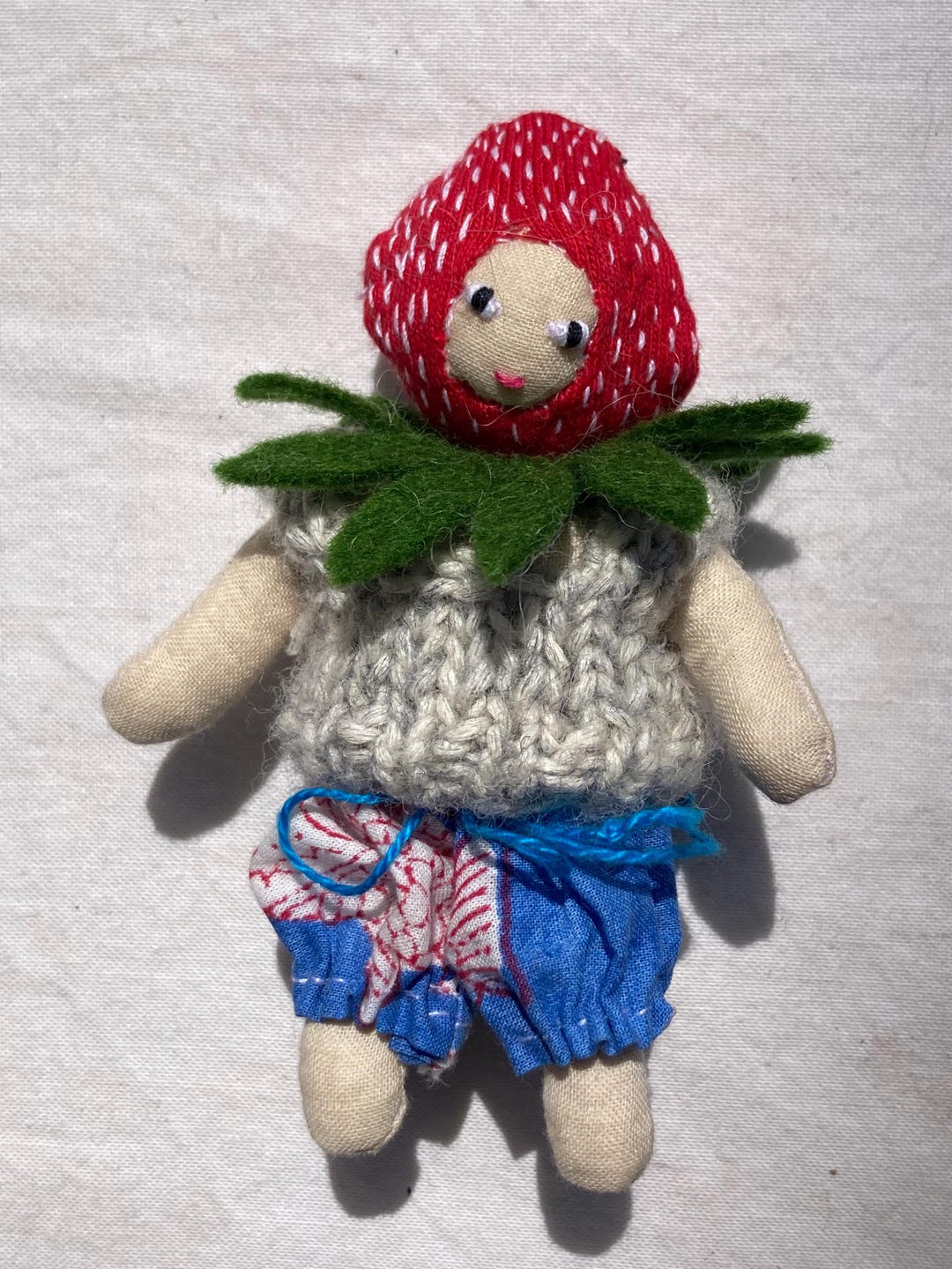 The Little Strawberry Doll - Etsy