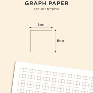 BULLET JOURNAL Graph Paper, Printable Graph Paper Numbered Pages ...