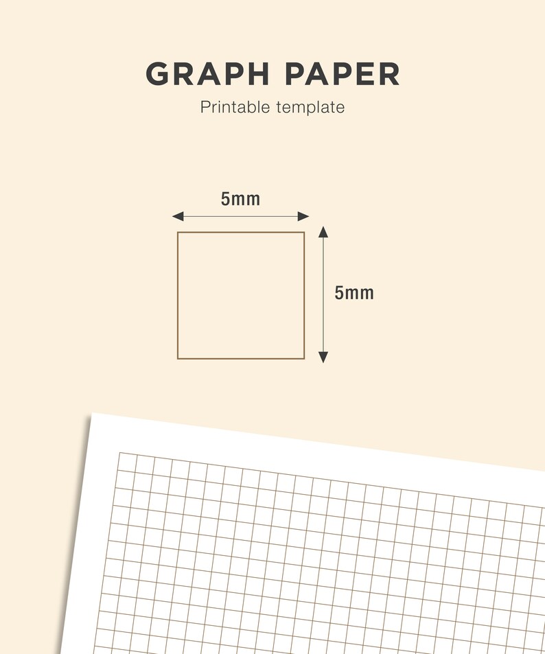 BULLET JOURNAL Graph Paper, Printable Graph Paper Numbered Pages ...