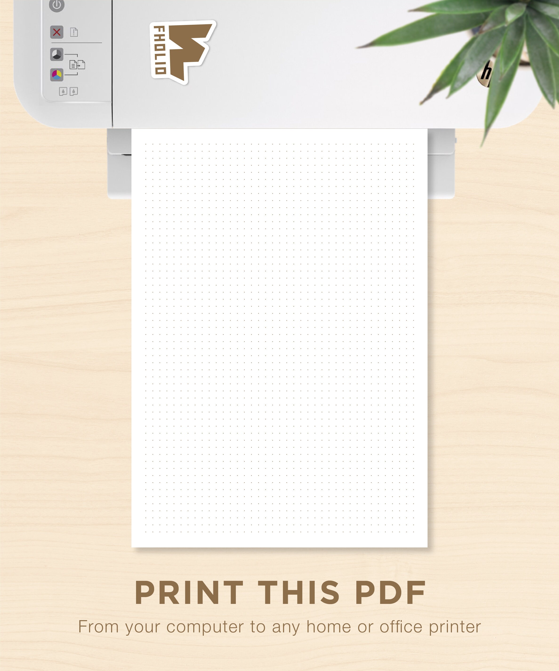 DOT GRID Paper Printable, Dot Grid Paper, Calligraphy Dot Grid Paper ...