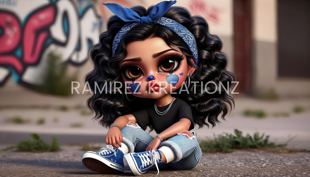 Sad Chibi Chola / Chola / Digital Art / PNG / Sublimation - Etsy