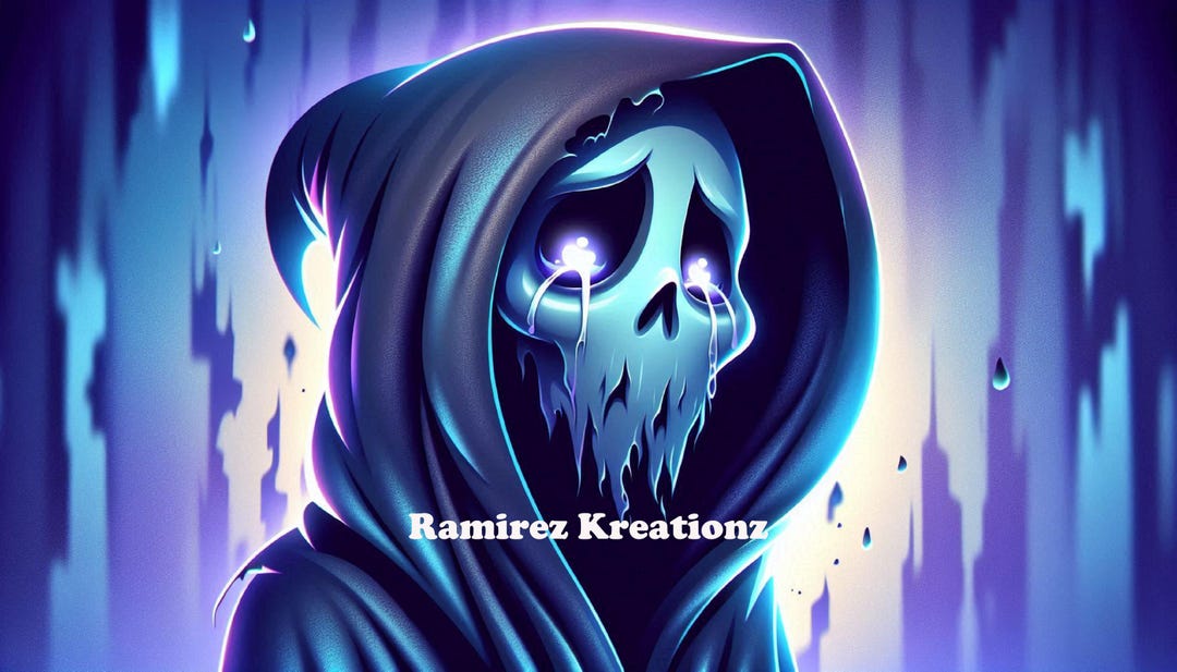 Sad Grim Reaper / Grim Reaper / Digital Art / PNG / Sublimation - Etsy
