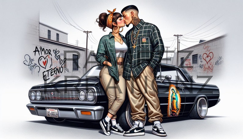 Amor Eterno / Cholo Love / PNG Digital File - Etsy