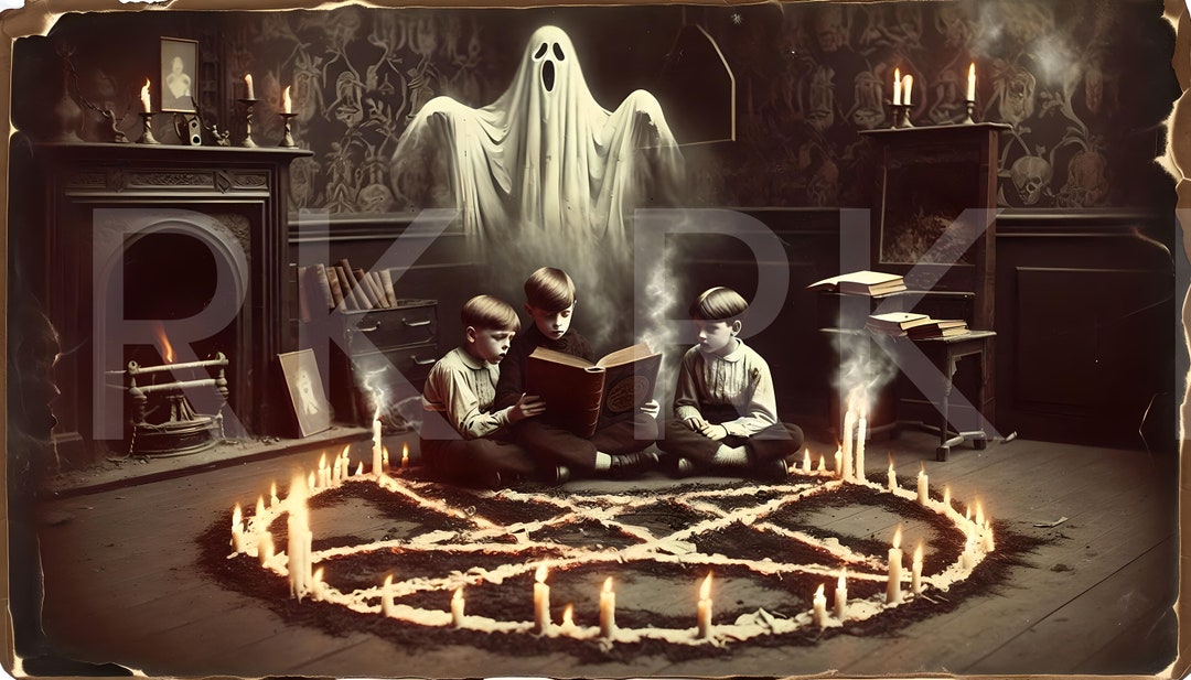 Gothic Seance / Gothic / Seance / Digital Art / PNG / Sublimation - Etsy