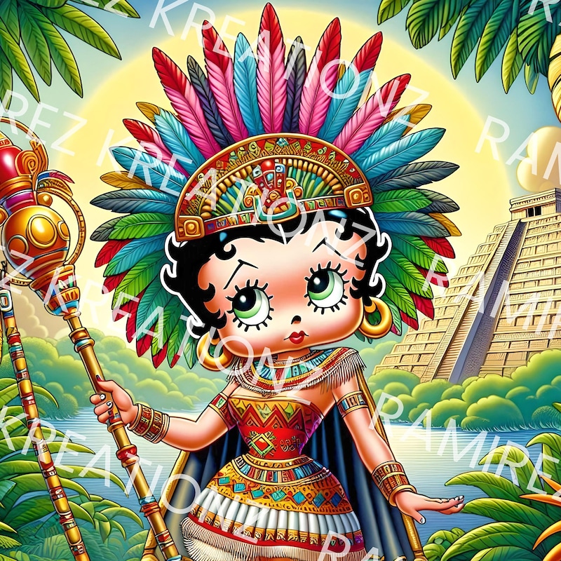 Aztec Princess Png - Etsy