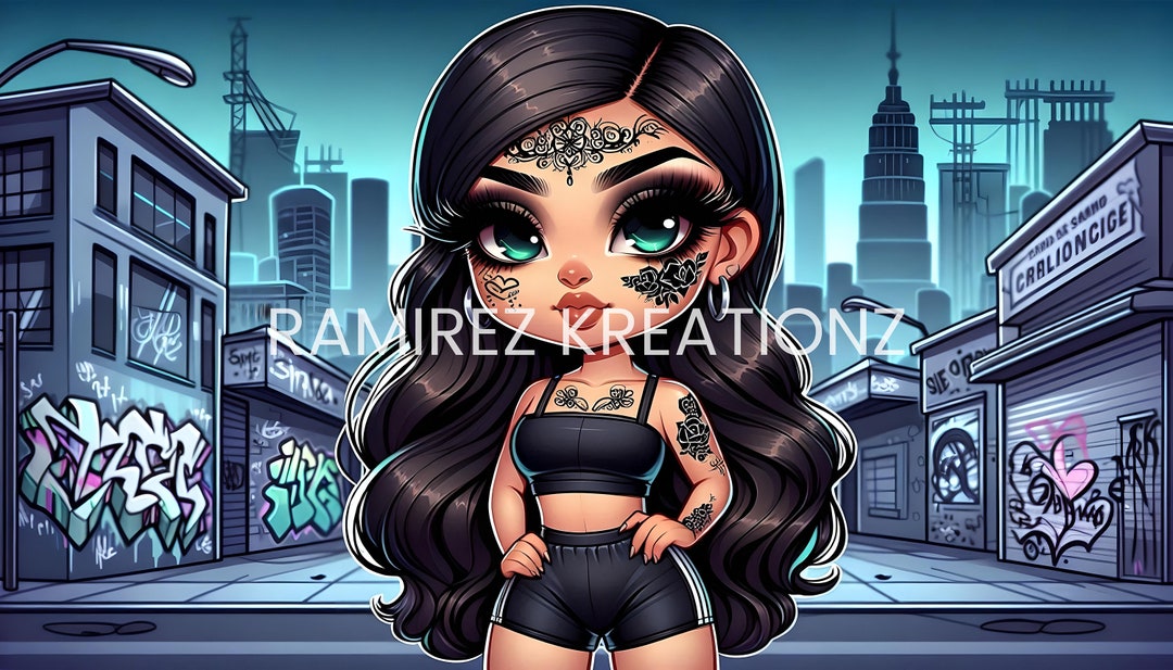 Chibi Chola / Chola / PNG / Digital Art - Etsy