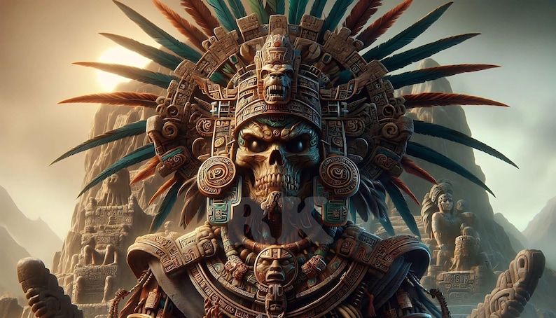 Aztec Warrior / Aztec / Digital Art / PNG / Sublimation / DTF Print - Etsy