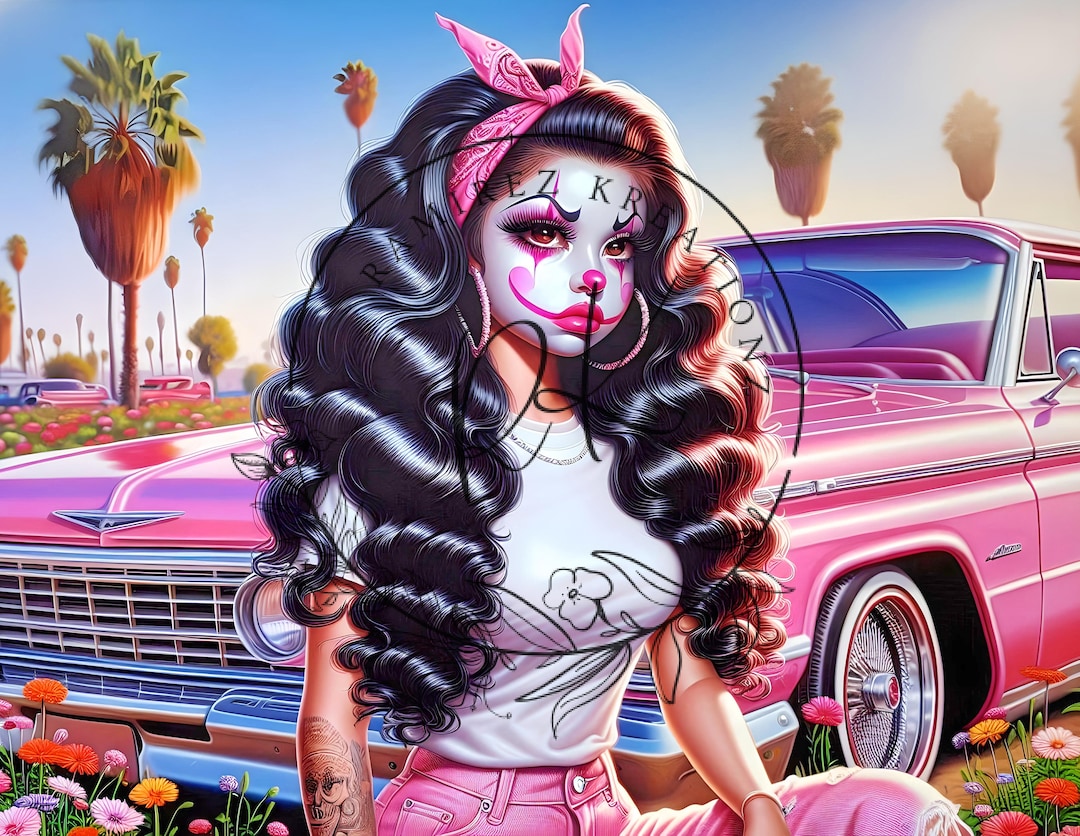 Chola / Payasa / Chicana / Sublimation / Digital Art / Png - Etsy