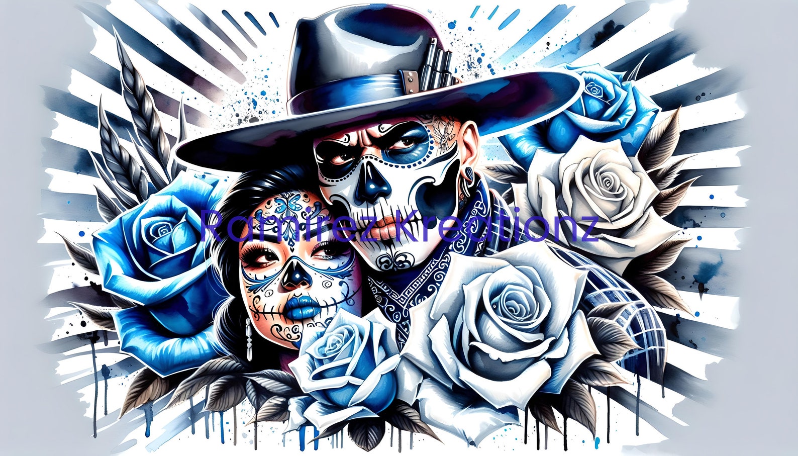 Cholo Couple / Gangster Couple / PNG / Sublimation / Digital Art ...