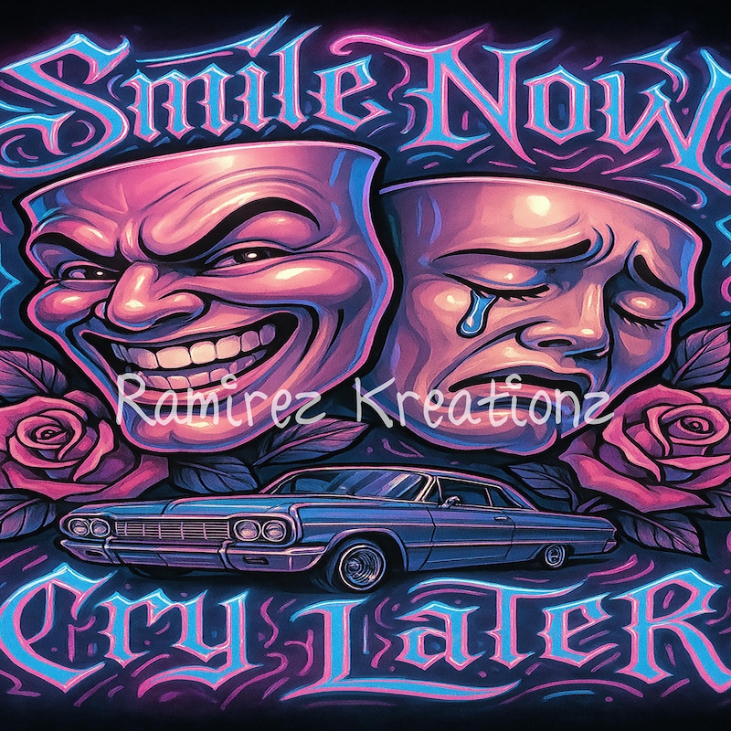 Smile Now Cry Later Drawings - Etsy