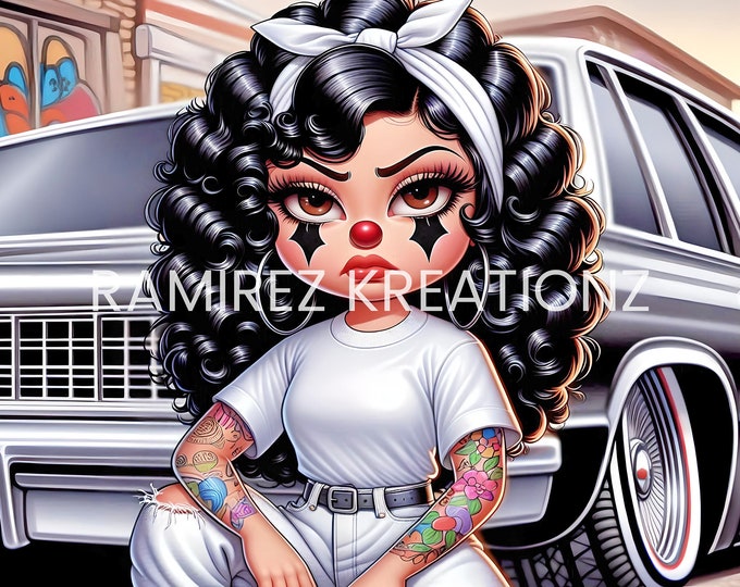 Chola Life, Chicana Art PNG - Etsy Canada