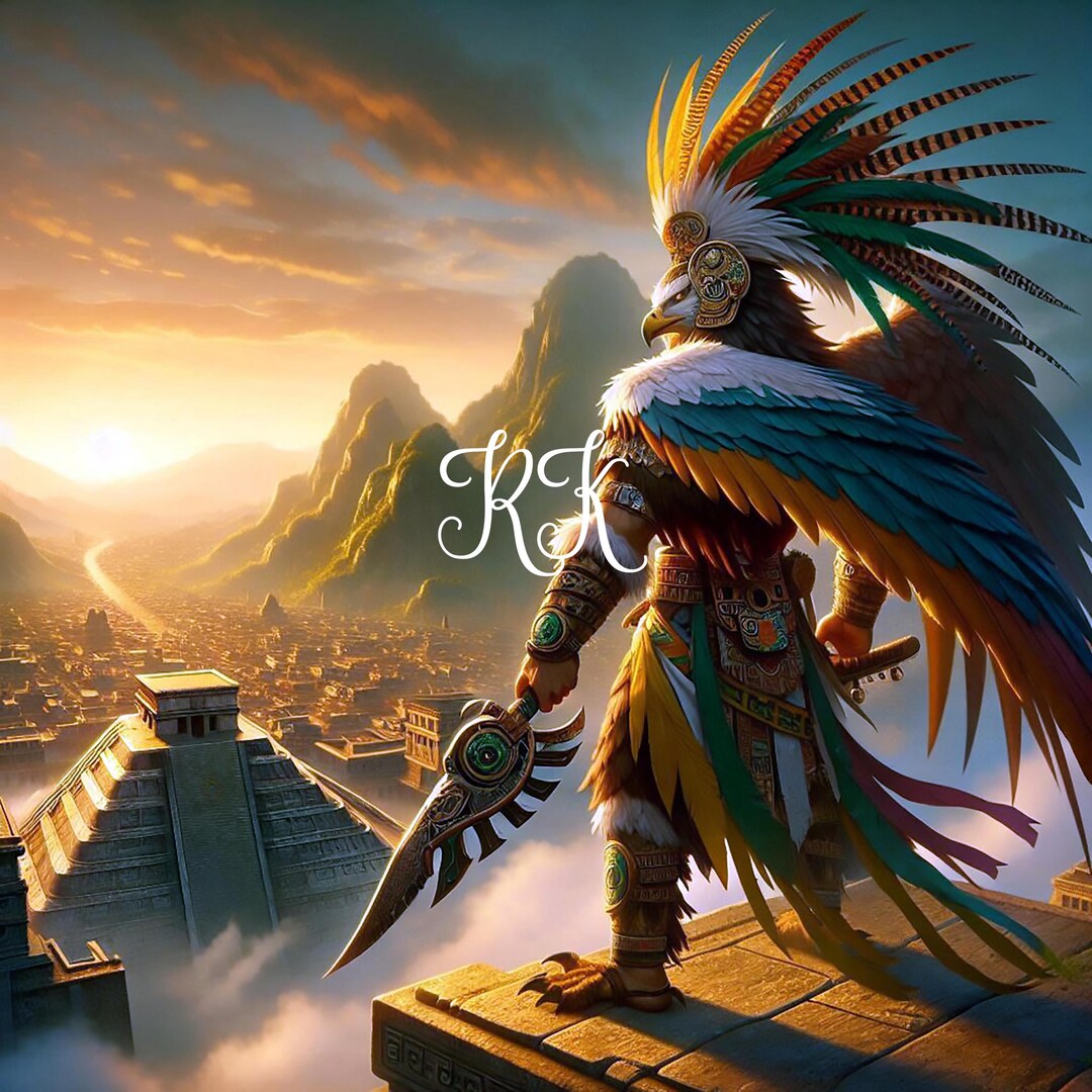 Eagle Aztec Warrior / Aztec / Digital File / Shirt Design / DTF Print ...
