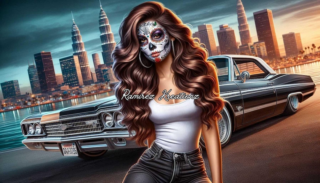 Chola / Chicana / Catrina / Dia De Los Muertos / Day of the Dead ...