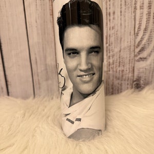 Elvis Presley 20 Oz. Skinny Tumbler / Elvis / King of Rock and Roll - Etsy