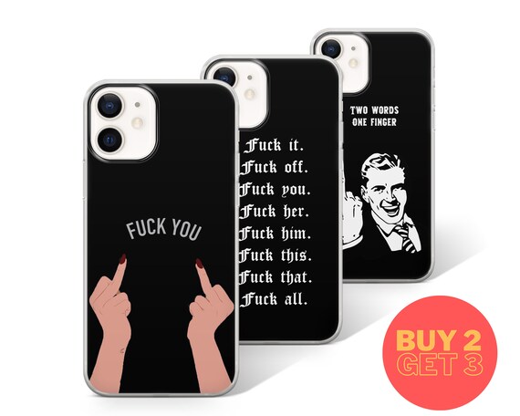 Middle Finger Phone Case Funny Cover for Iphone 13 Pro 12 - Etsy