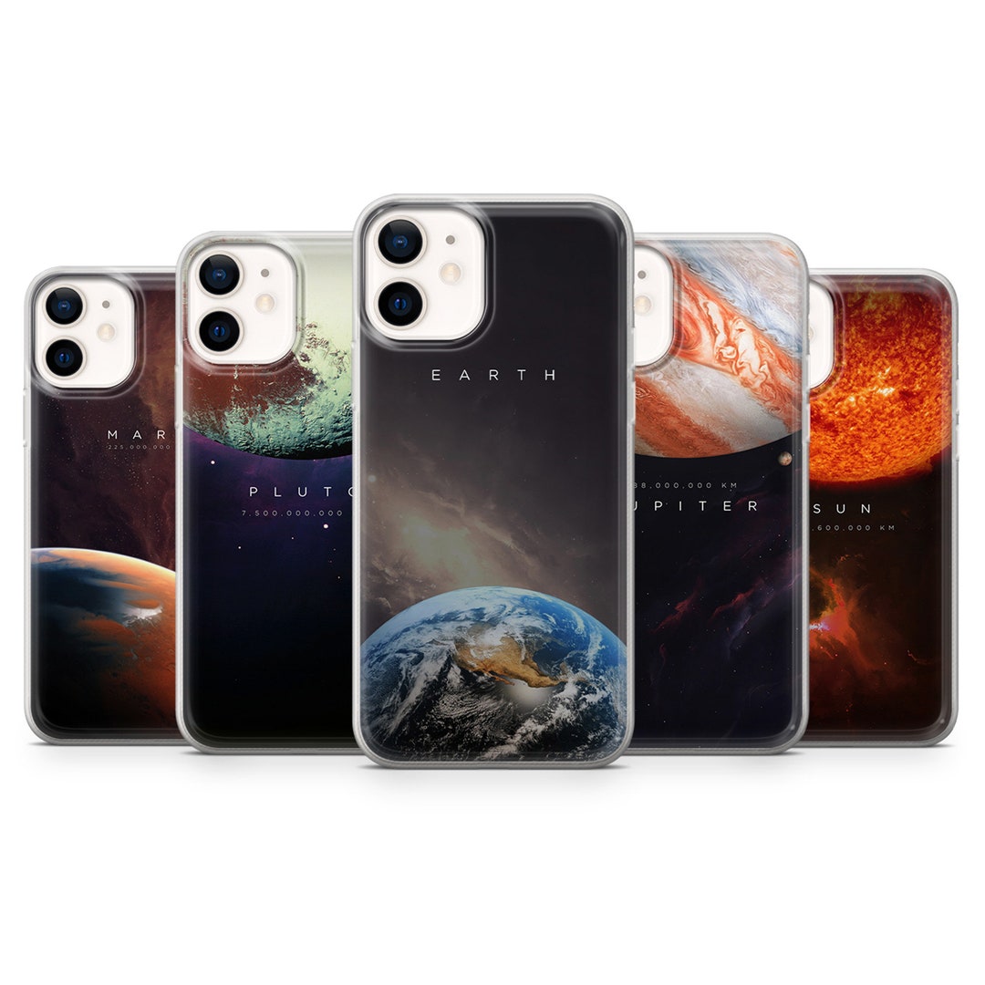 Astronomy Gift Phone Case Solar System Cover for iPhone 15 Pro, 14, 13 ...
