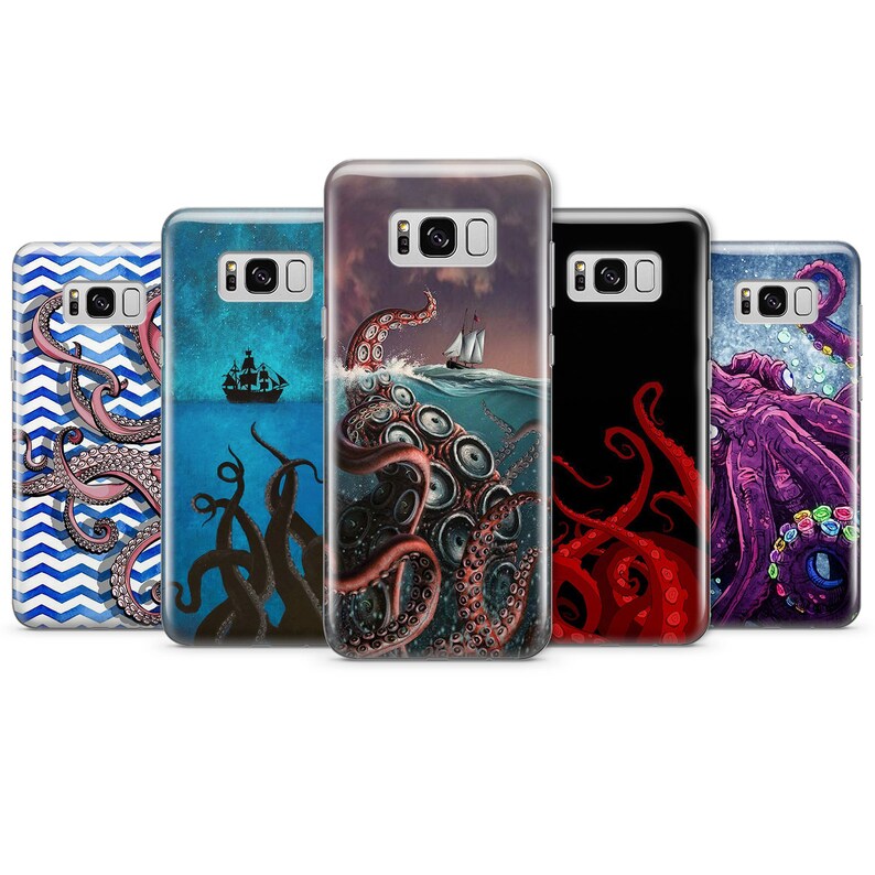 Octopus tentacles phone case marine world Kraken cover for | Etsy