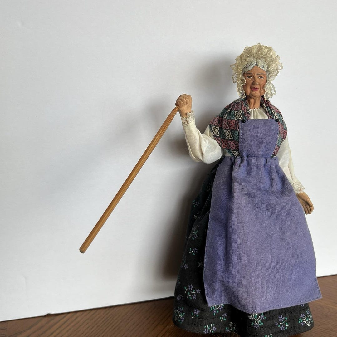 Santon De Provence Clay Figurine Lady Signed Sylvette Amy 10" France - Etsy