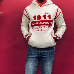 Kappa Alpha Psi Exclusive Cream & Red Hoodie - Etsy