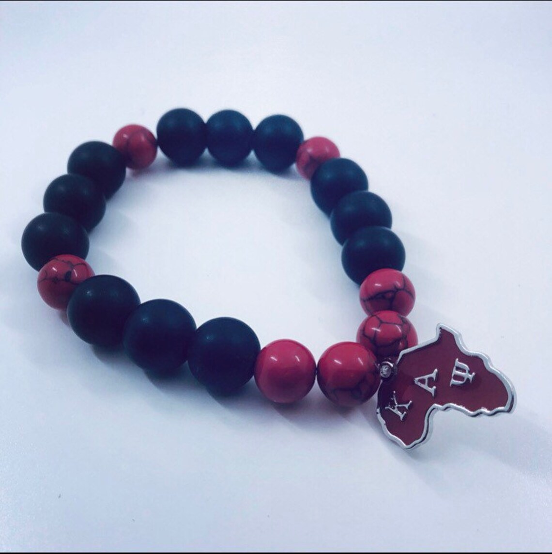 Kappa alpha psi Beaded Bracelet | Etsy