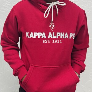 Kappa Alpha Psi Floating K Premium Red Hoodie - Etsy