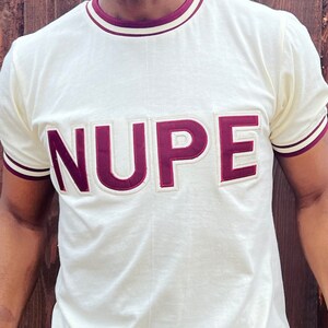 Kappa Alpha Psi NUPE T Shirt - Cream and Crimson - Etsy