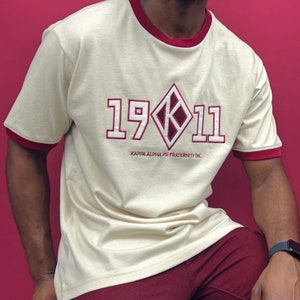 Kappa Alpha Psi Embroidery Diamond K 1911 Shirt - Cream - Etsy
