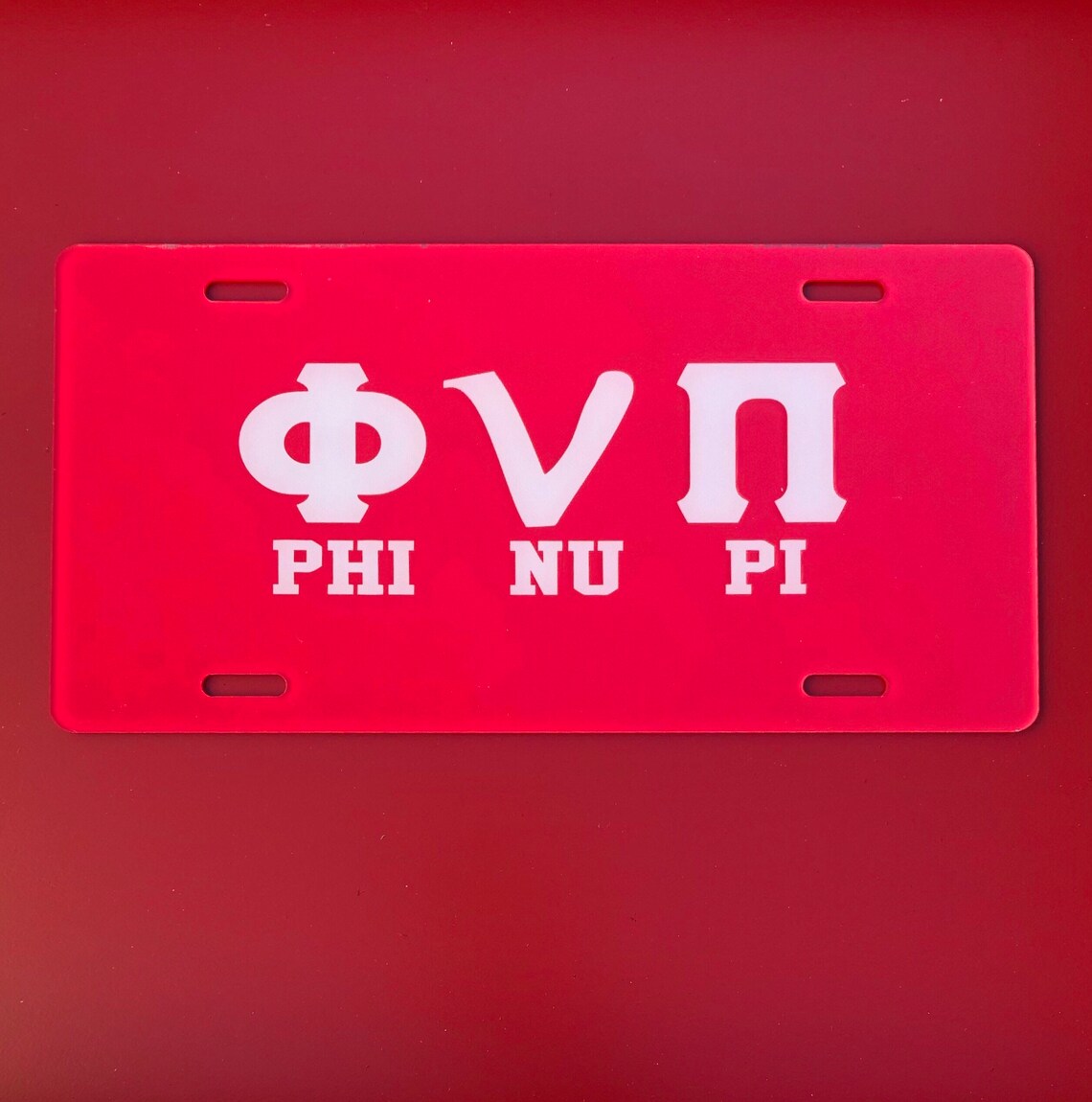 Kappa Alpha Psi License Plate Frame - Etsy