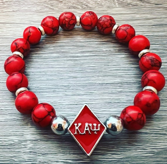 Kappa Alpha Psi Beaded Bracelet - Etsy